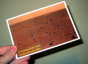 Free Postcard from Mars